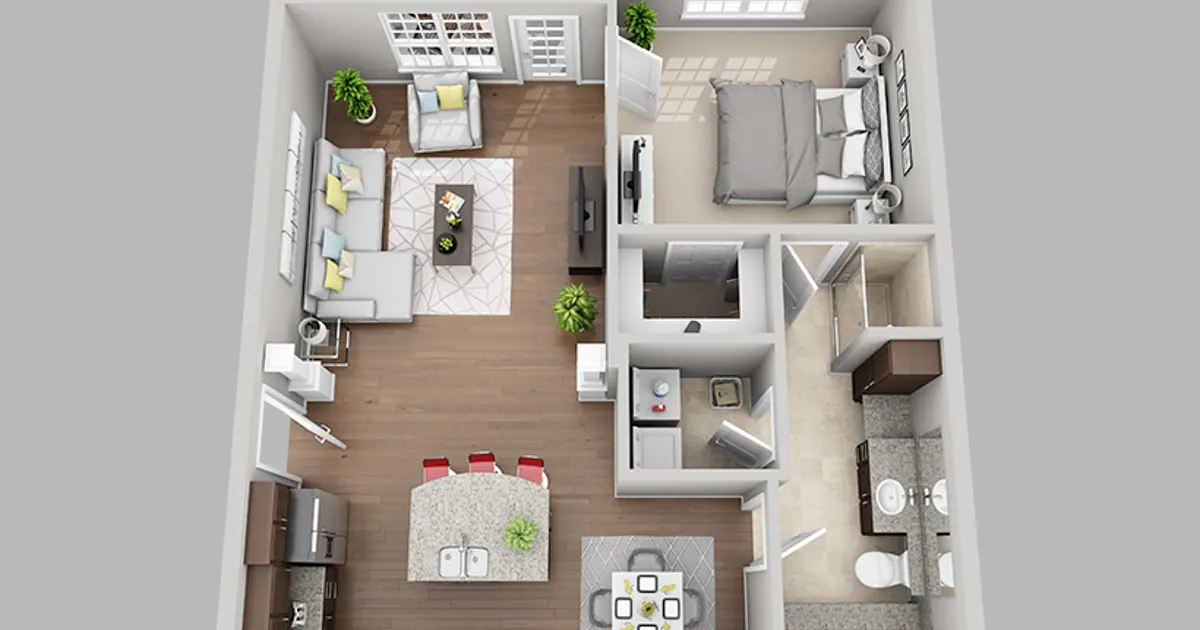 Unit 504 - Richland | The Pointe Brodie Creek